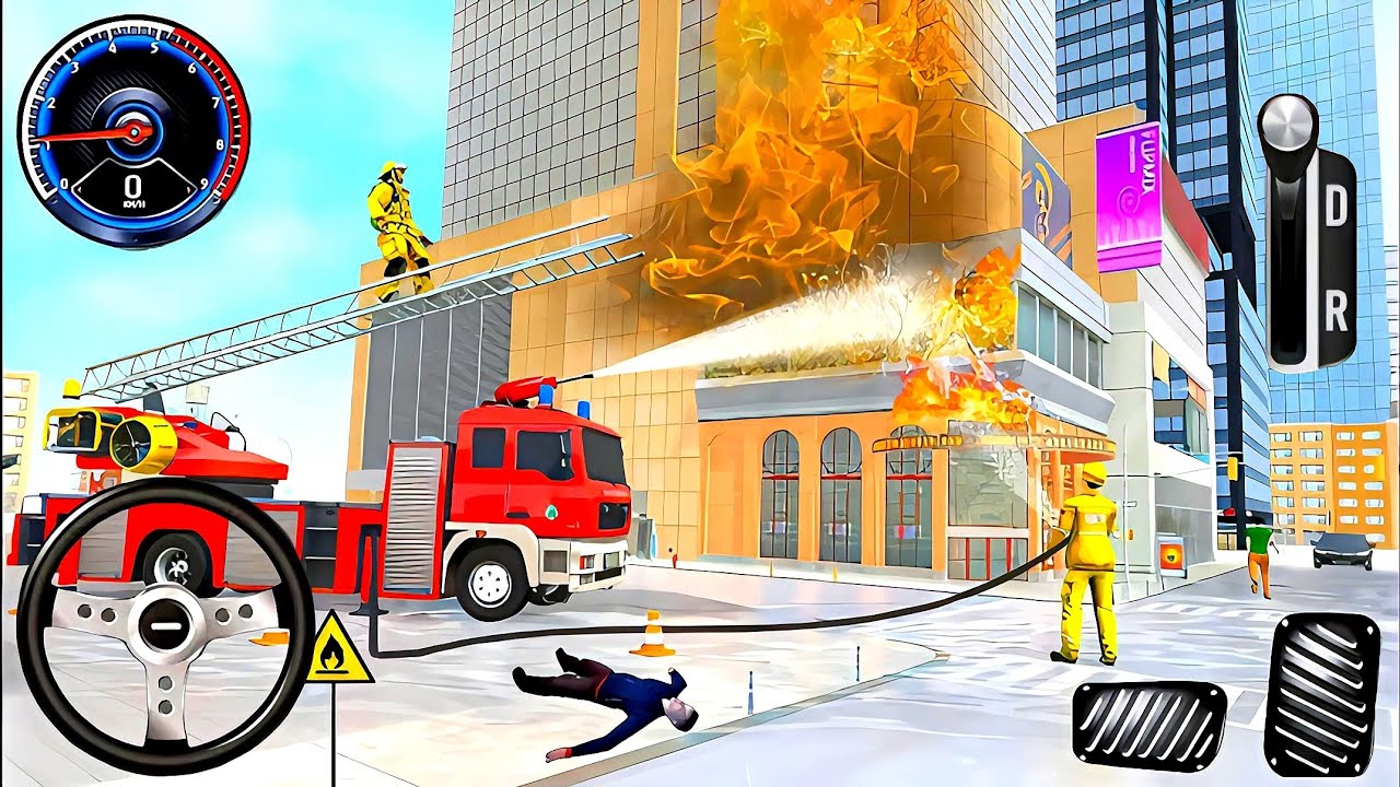 Fire Truck City Rescue Simulator - US 911 Emergency Rescue Ambulance ...