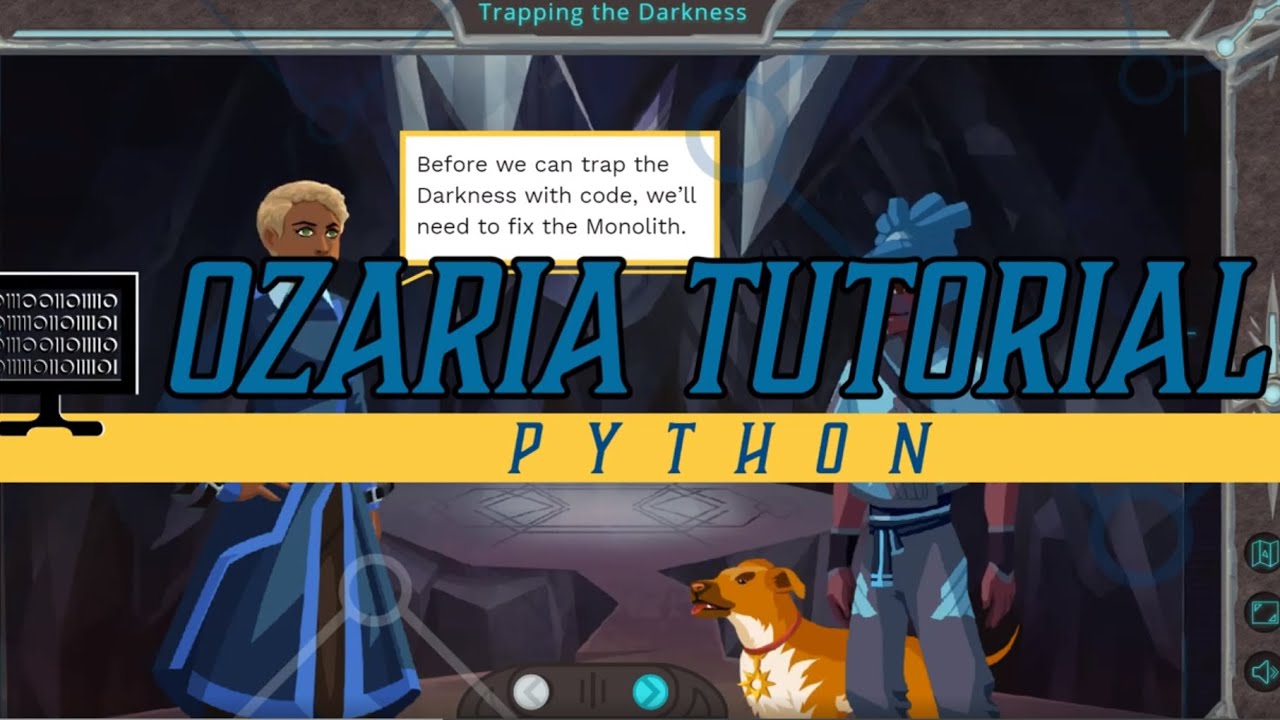 Ozaria Trapping Darkness Python Tutorial with Solution - YouTube