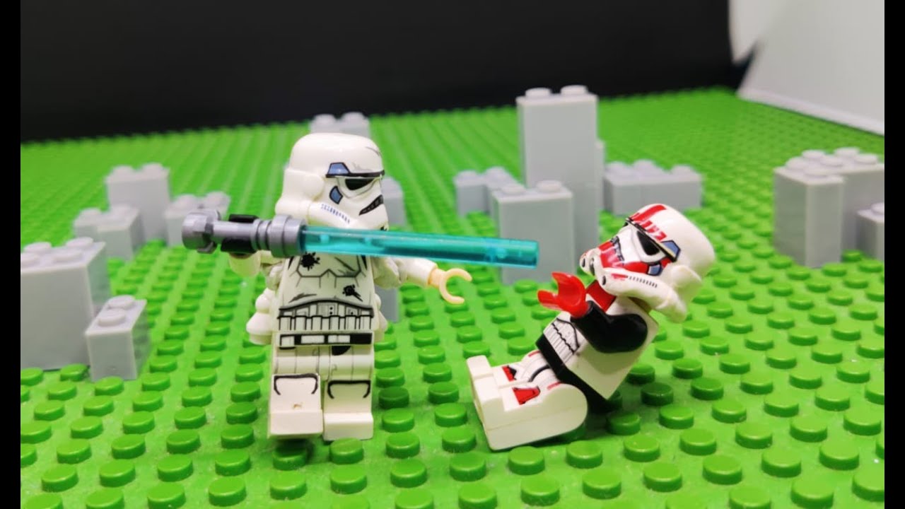 Force-sensitive trooper (Lego Stop Motion) - YouTube