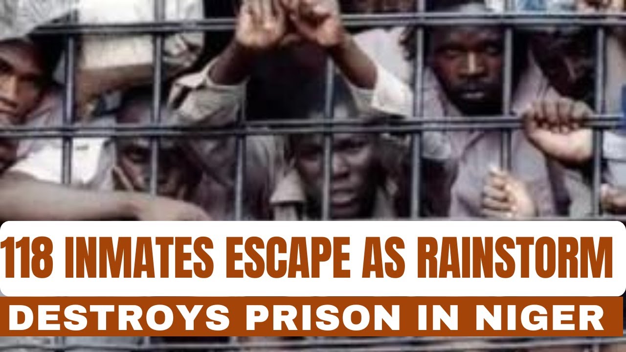 118 Inmates Escape as Rainstorm Destroys Prison in Niger - YouTube
