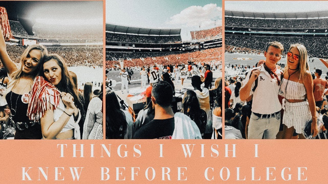 Things I Wish I Knew My Freshman Year of College - YouTube