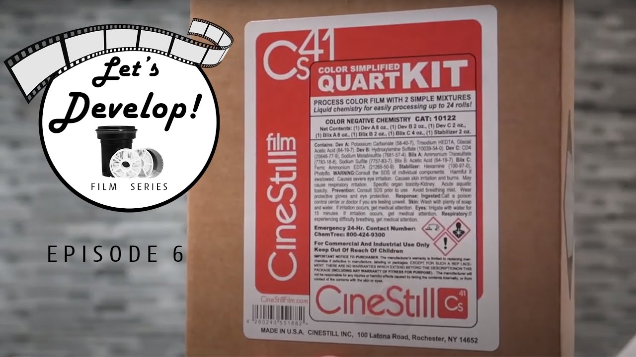 Let's Develop Episode 6 | Cinestill C41 Developer Kit - YouTube