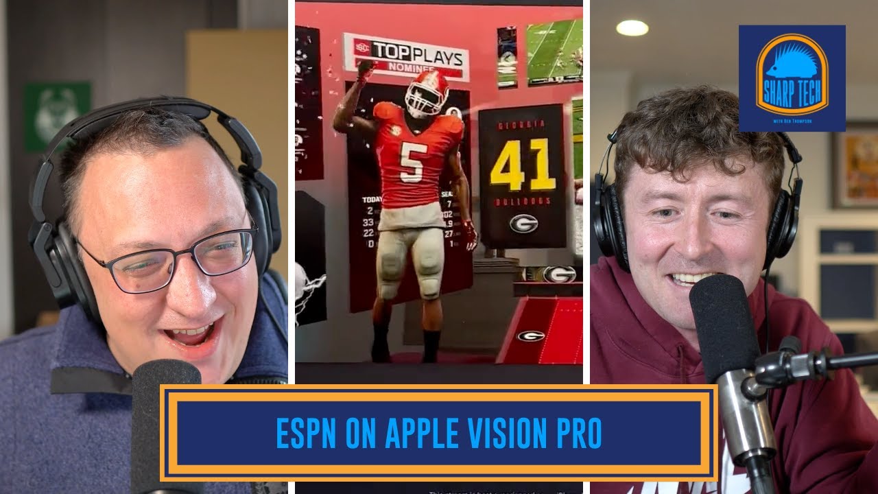 ESPN on the Apple Vision Pro is a Game-changer | Sharp Tech with Ben ...