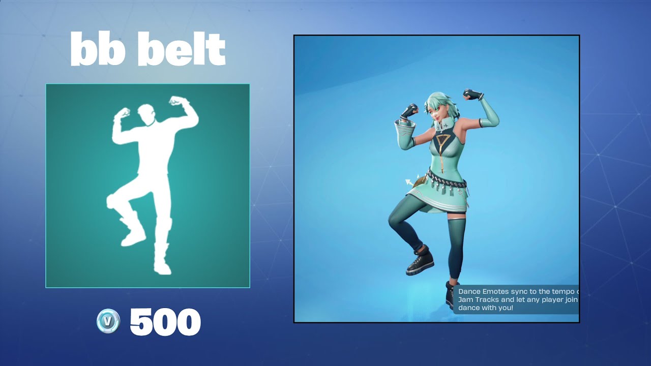 bb belt | Fortnite Emote - YouTube