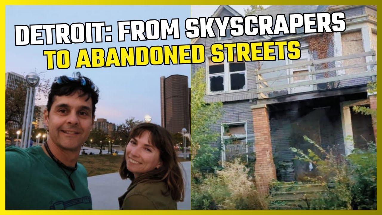 LIFE IN THE USA! VISITING DETROIT IN MICHIGAN..THE MOTOR CITY ...