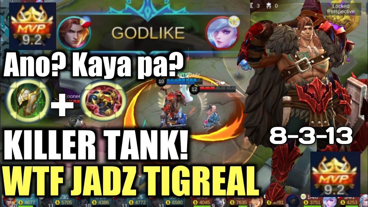 TIGREAL MVP IN RANK GAME | KILLER TANK | MLBB 2020 - YouTube