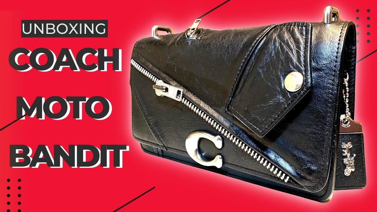THEY ONLY MADE 7 !!! | UNBOXING THE COACH REPURPOSED LEATHER BANDIT ...