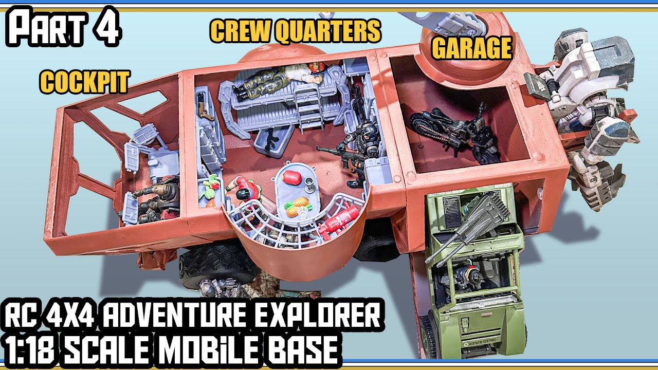 4x4 RC Adventure Explorer Vehicle - Interior, Mech Hanger, Paint Update ...