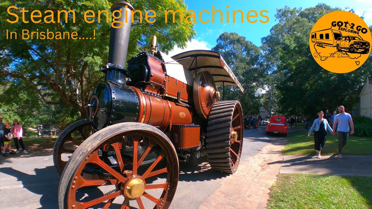 Brisbane's steam engine festival at Old Petrie Town - YouTube