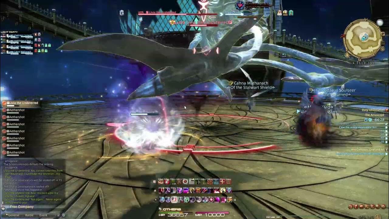 Final Fantasy XIV Endwalker mini Boss Livia the Undeterred - YouTube