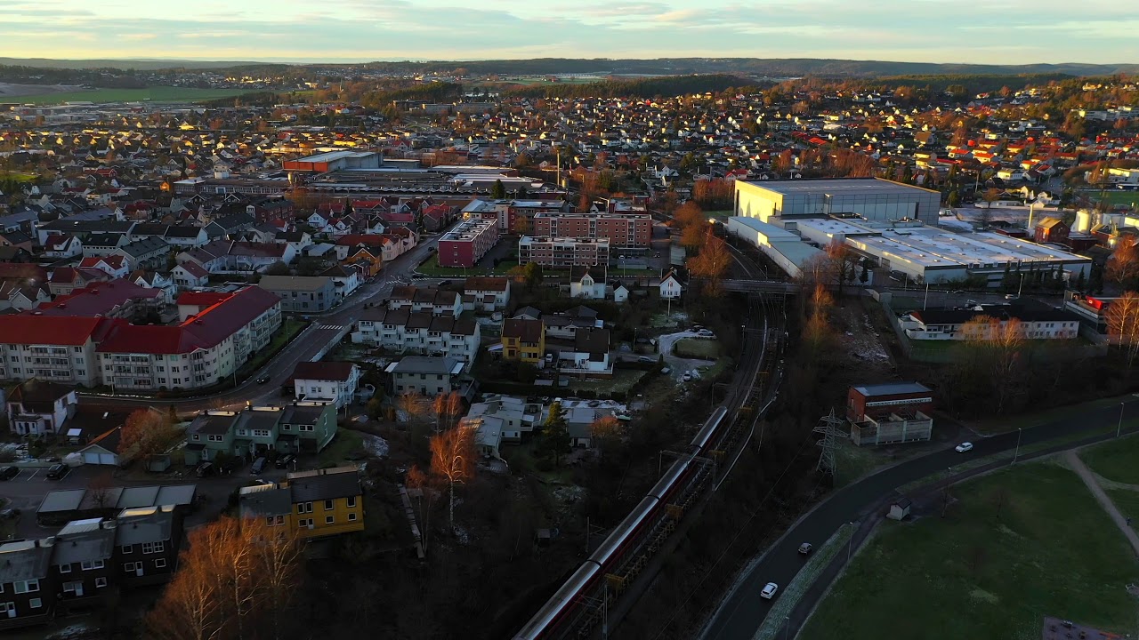 Sarpsborg desember 2018_4K - YouTube