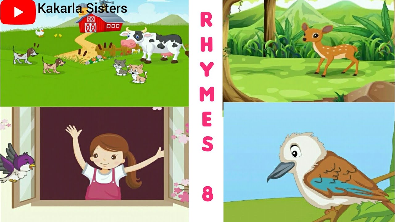 Rhymes 8 | Nursery Rhymes | Action Songs / Rhymes | Pre Primary Rhymes ...
