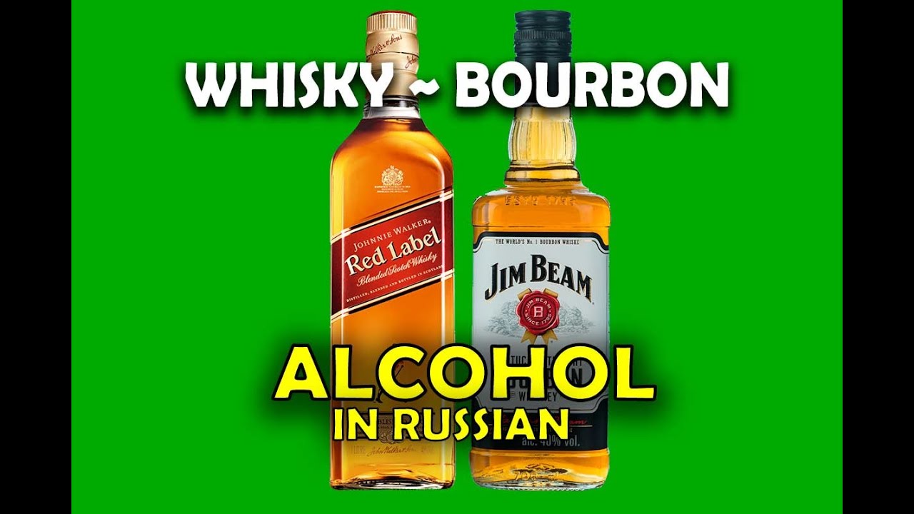 WHISKY / WHISKEY in Russian (incl Bourbon). Names of Alcoholic ...