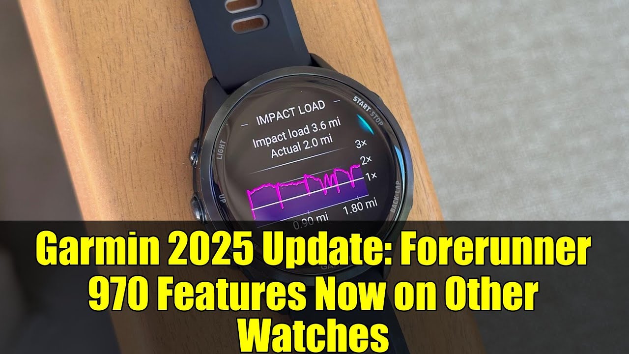 Garmin 2025 Update: Forerunner 970 Features Now on Other Watches - YouTube