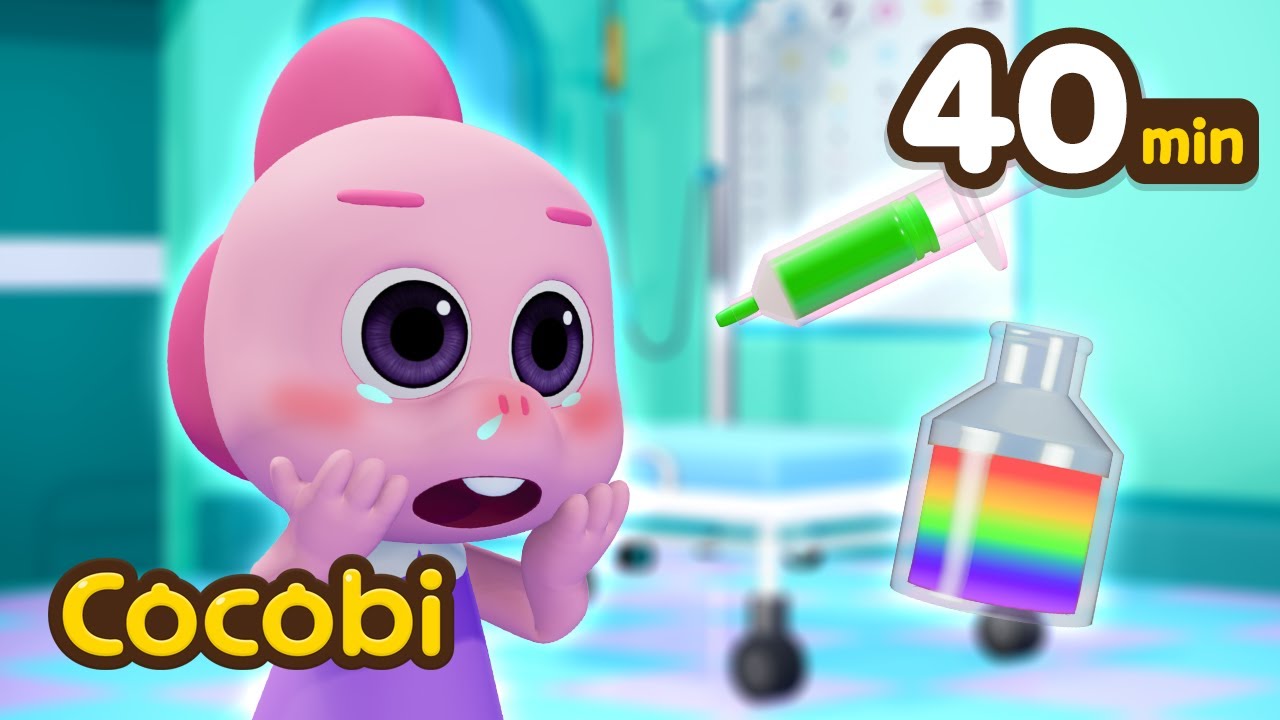Let's Go To The Color Doctor! + and More Color Videos for Kids🌈Cocobi ...