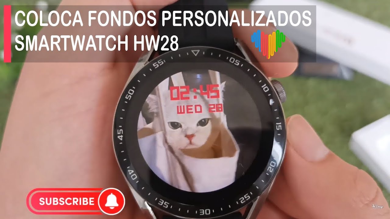 🌸Colocar fondos personalizados en mi smartwatch Hw28 🌸 - King Store ...