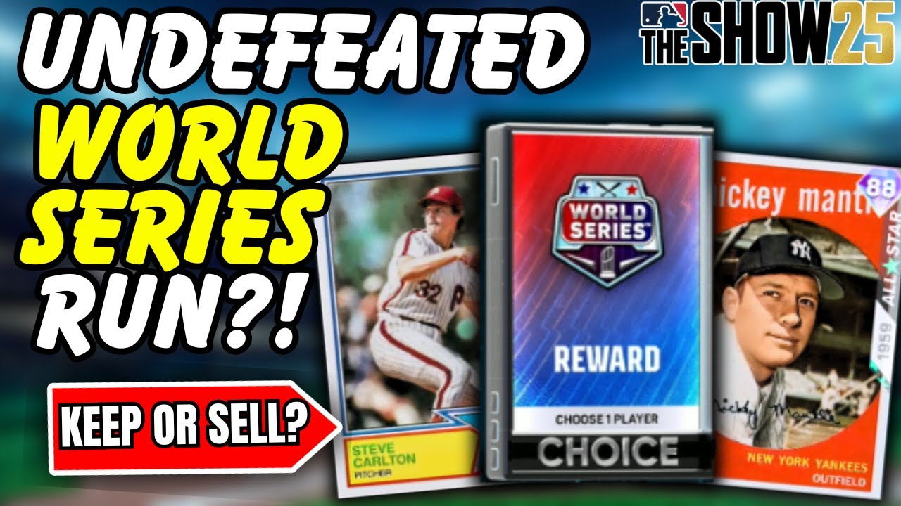First World Series Game of MLB the Show 25! - YouTube
