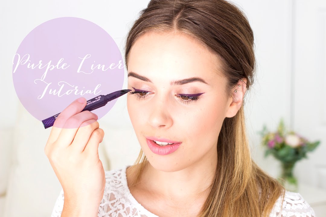Purple Liner Tutorial | Hello October - YouTube