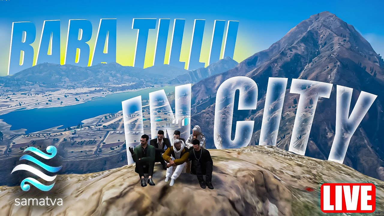 CRIMINAL BABA TILLU IN THE CITY | SAMATVA ROLEPLAY #srp # ...
