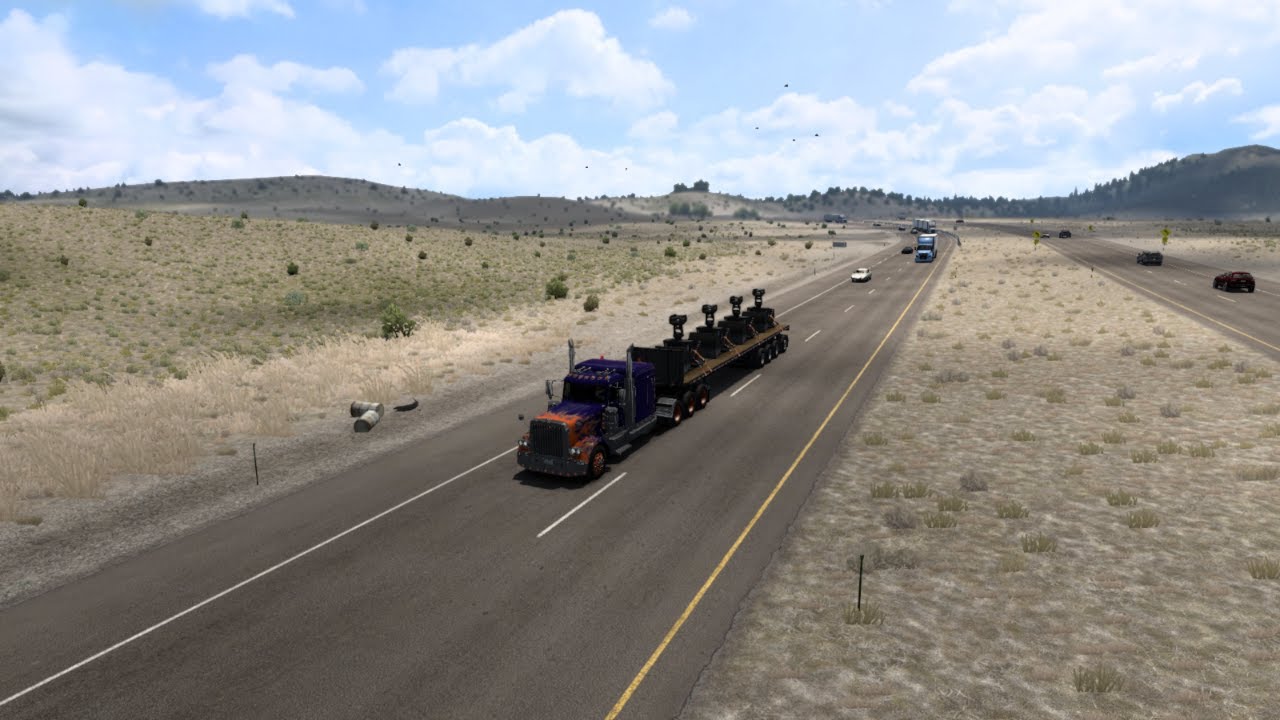 ATS | American Truck Simulator | Special Transport | Heavy Cargo | Long ...