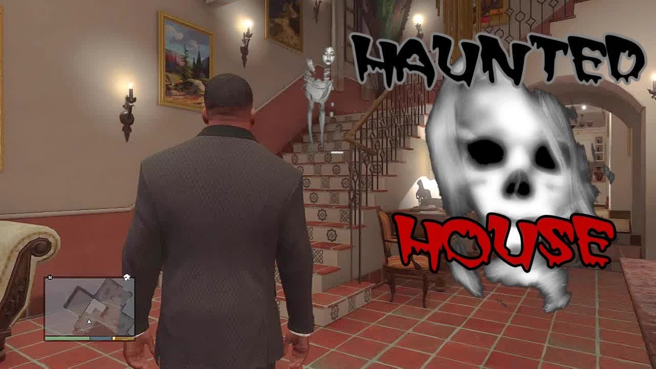 Franklin Visits Michael's Haunted House - YouTube