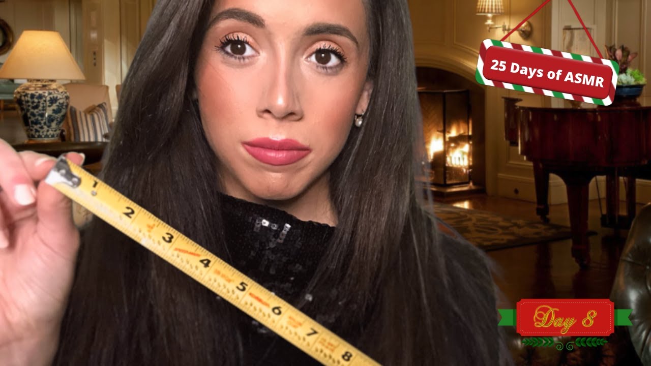 ASMR MEASURING YOU (clipboard tapping + writing sounds) | 25DaysOfASMR ...