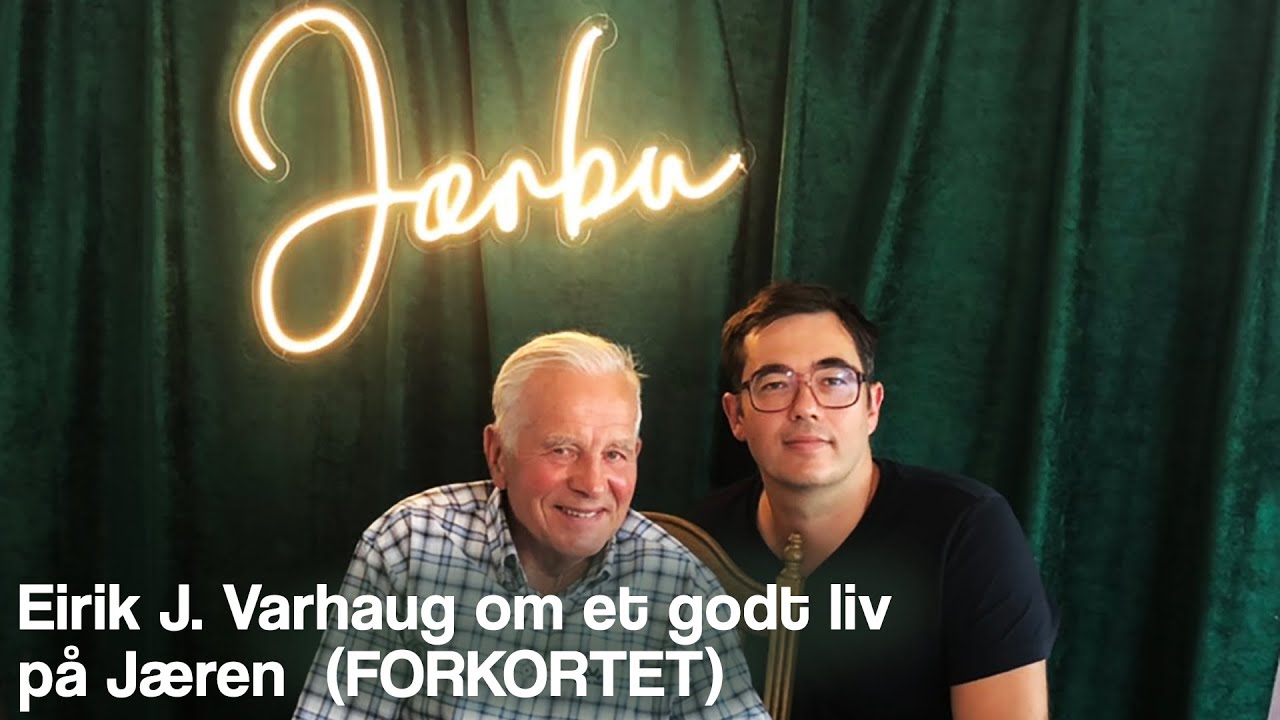 Jærbu #6 Eirik J. Varhaug om et godt liv på Jæren (FORKORTET) - YouTube