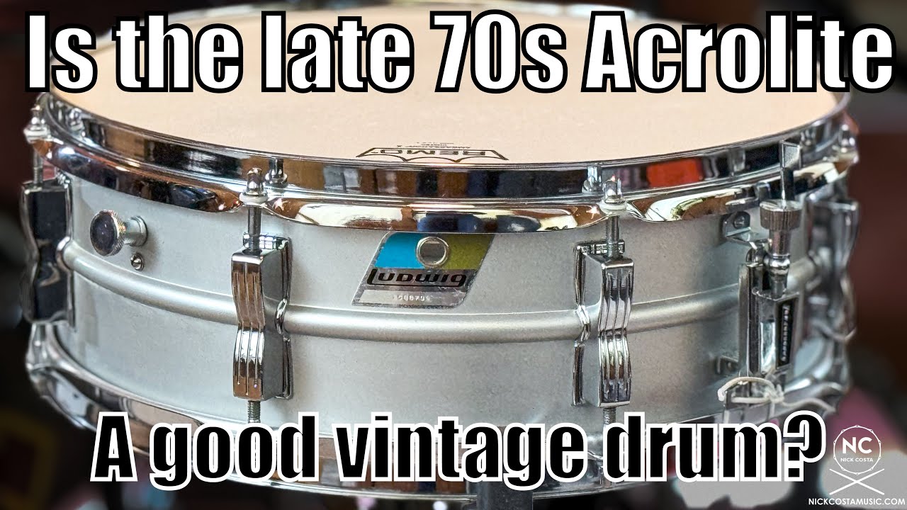 Is the late 70s Ludwig Acrolite as good as a late 60s Acrolite? - YouTube