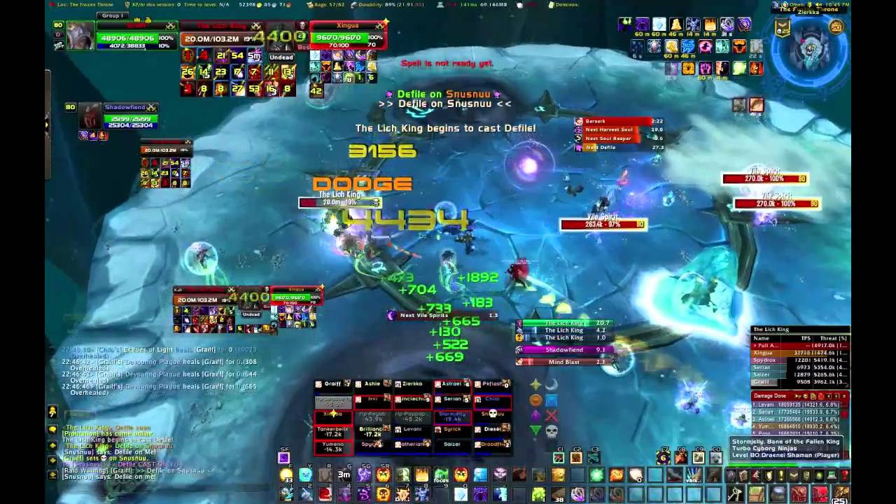 Turbo Cyborg Ninjas vs Heroic Lich King 25 - YouTube