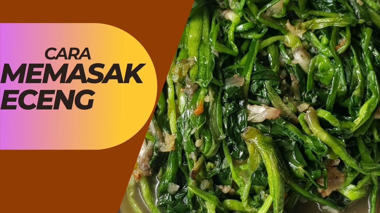CARA MEMASAK ECENG,ECENG PADI atau WEWEHAN SANGAT MUDAH,GAMPANG DAN ...