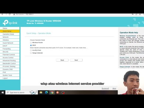TUTORIAL Setup Router Tp-link menggunakan operasi mode WISP - YouTube