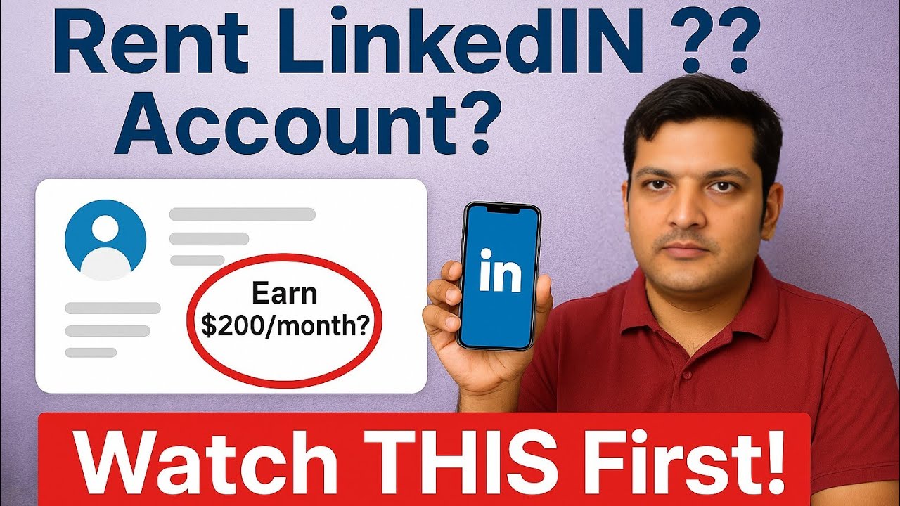 Linkedin rental business | Watch Before Renting your Account | Online ...
