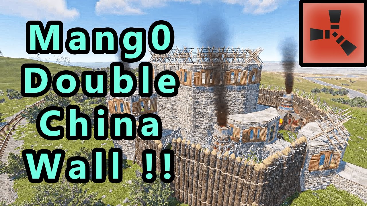 How I Won Wipe Day In My Double China Wall Base !!! SOLO Vanilla Rust # ...