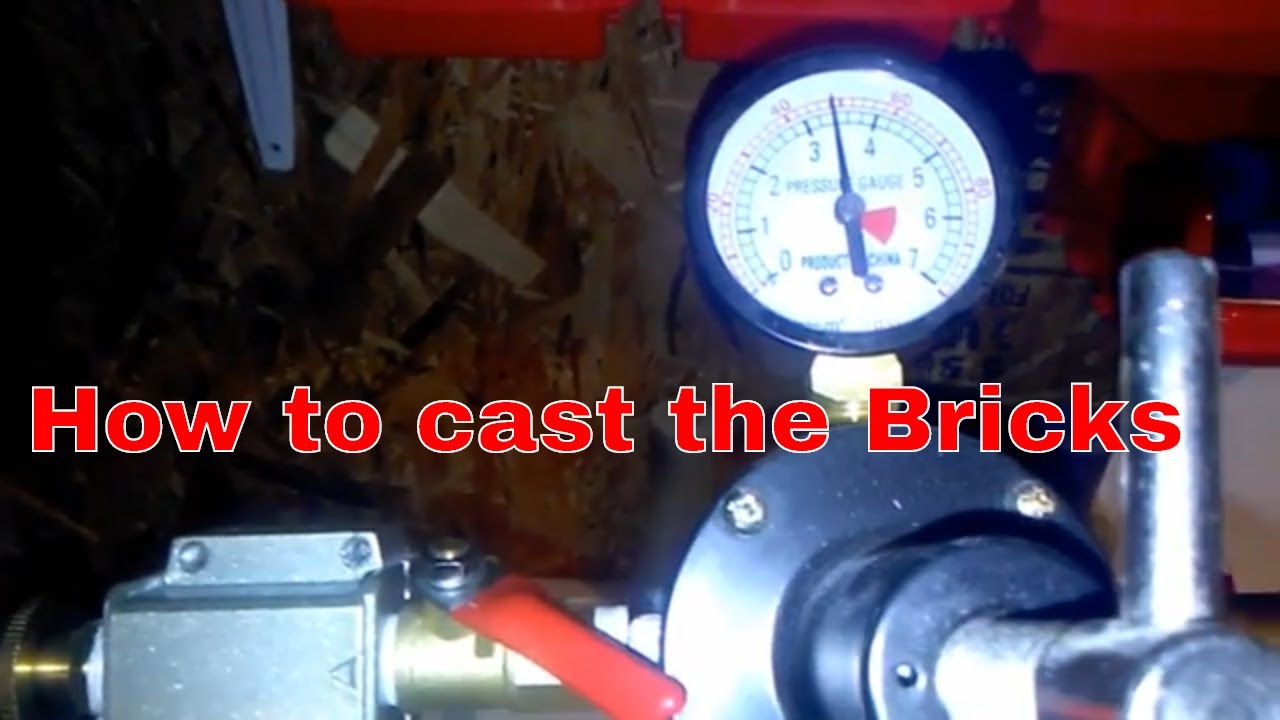 How to Cast Blue Bricks for Thin Blue line Blanks - YouTube