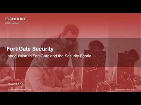 Fortinet NSE4 certification- lesson1 - introduction - YouTube