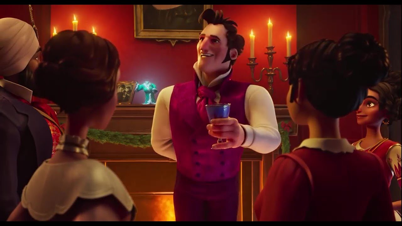 Harry Huffman toast scene (Scrooge A Christmas Carol 2022) - YouTube