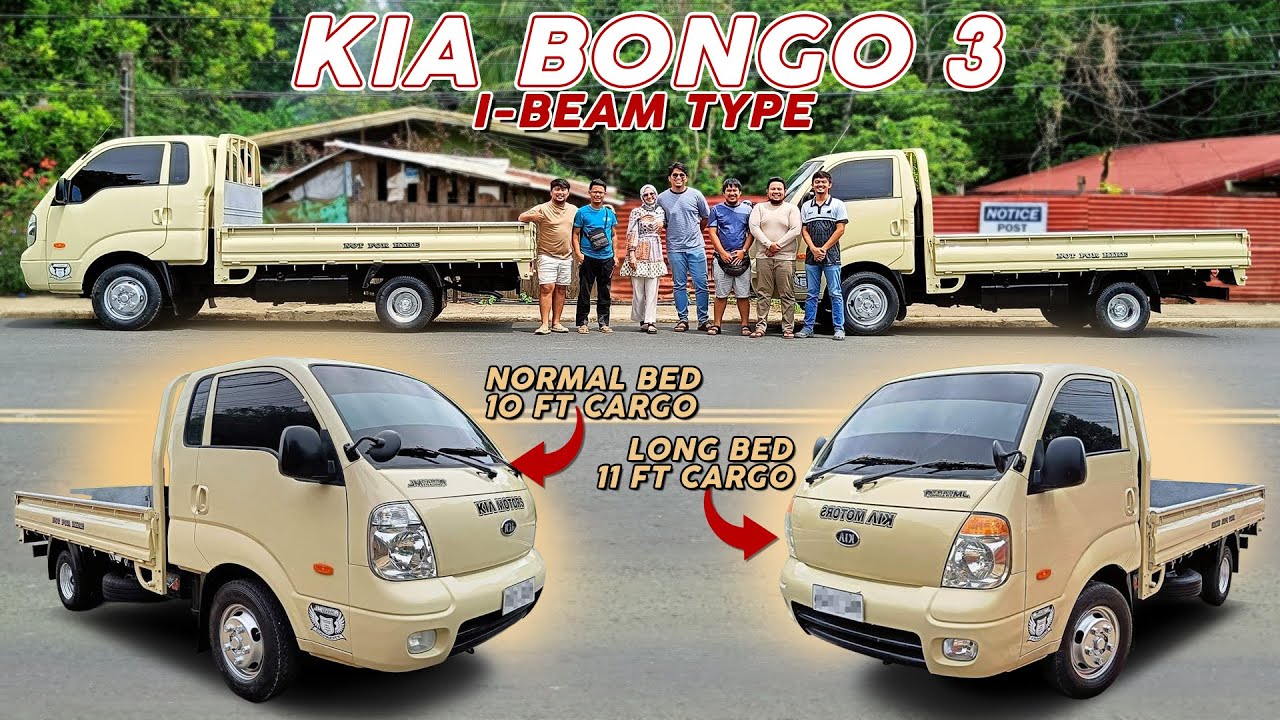 I-beam Type Kia Bongo 3 Units | Long bed and Normal bed - YouTube