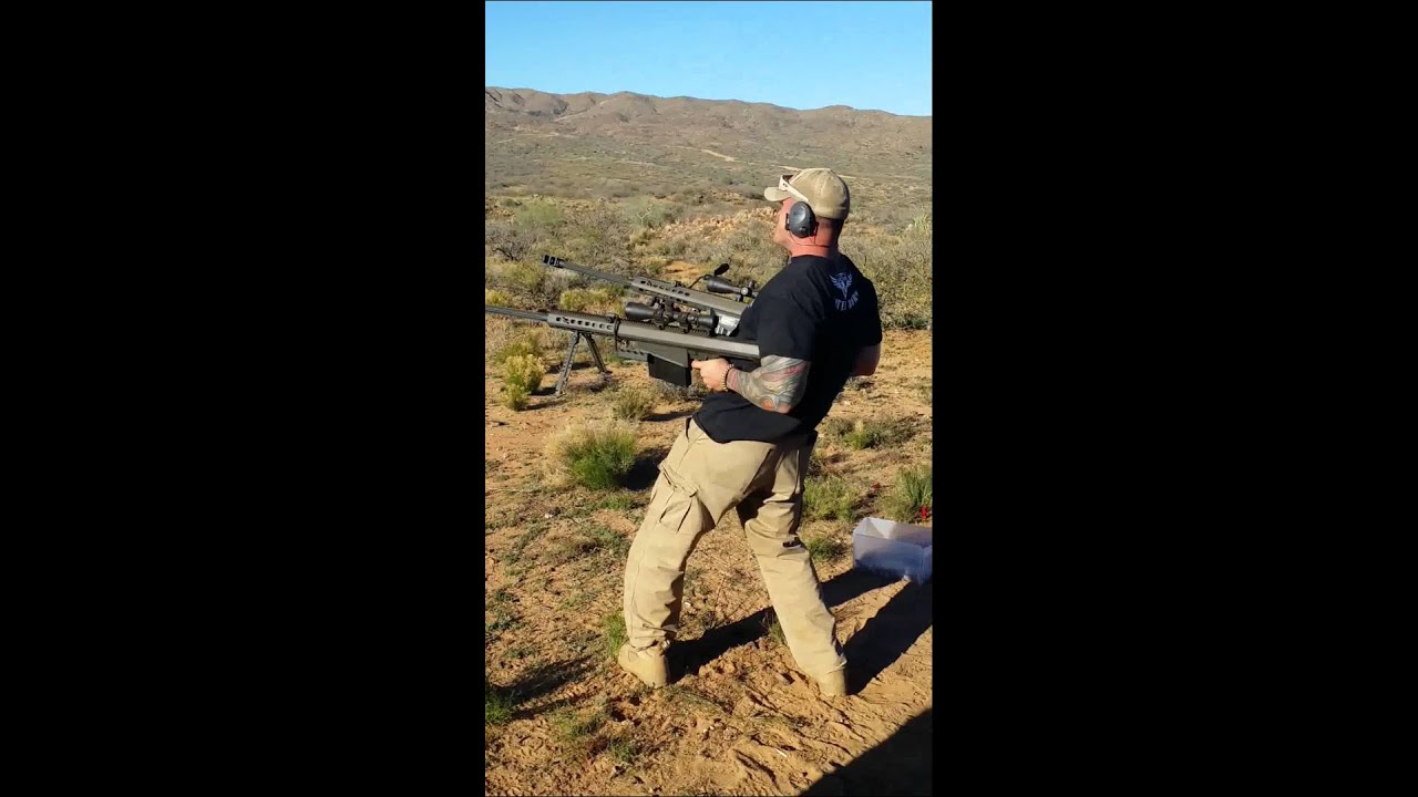 Shockwave In The Desert Akimbo 50 Cal Barretts. - YouTube