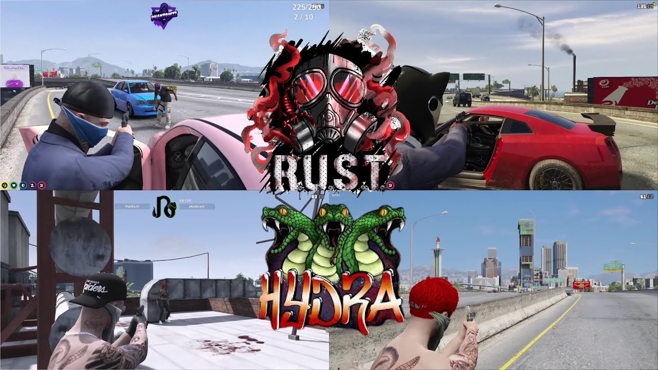 Rust VS Hydra First Fight At The Scrapyard - YouTube