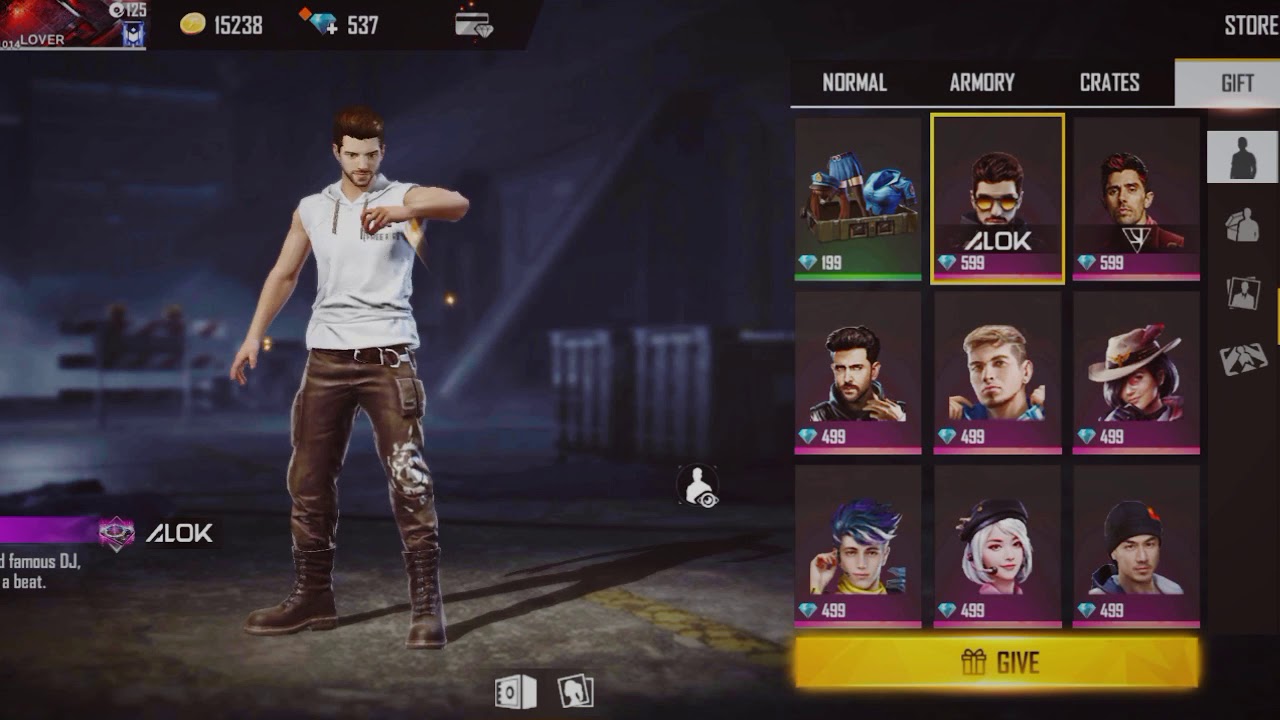 Alok gift for game frinds - YouTube