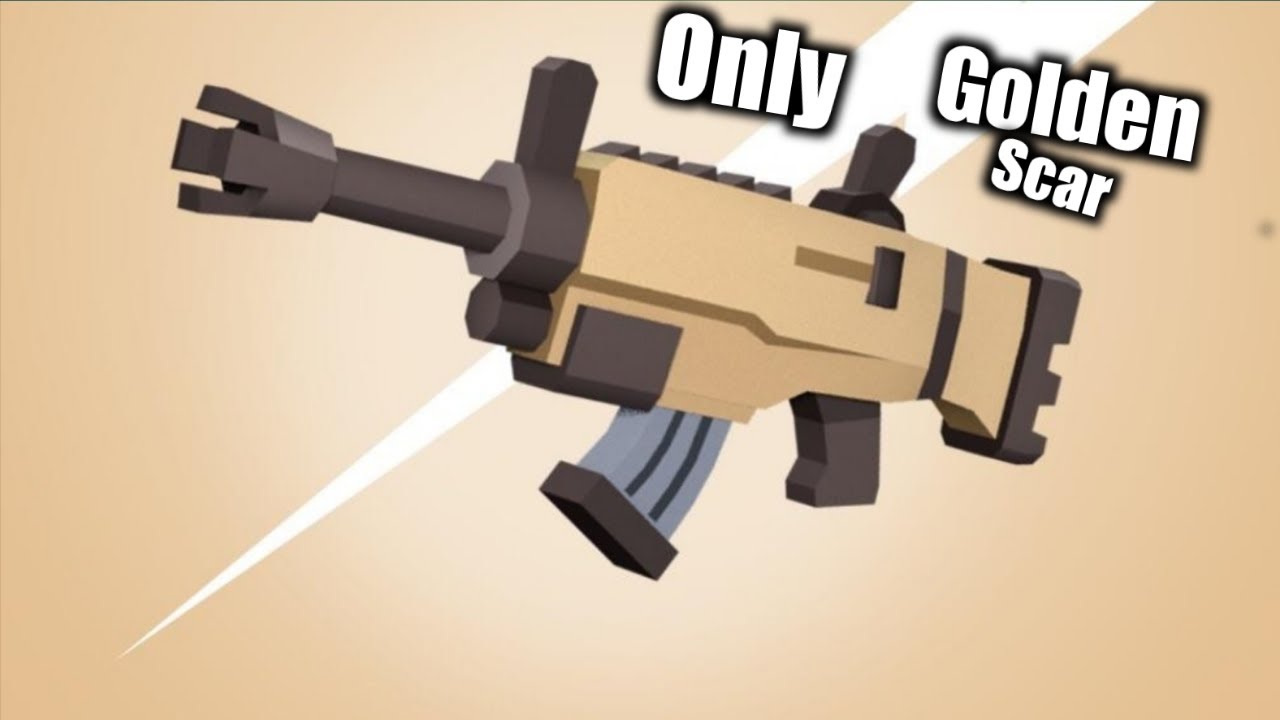 Battlelands Royale Only Golden Scar! - YouTube