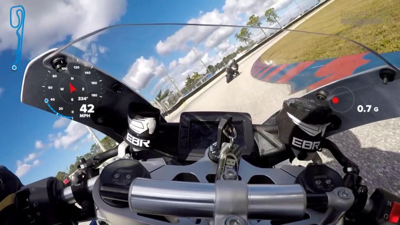 Florida Track Days 1/7/18 - Advanced Group - 2014 EBR 1190RX - YouTube