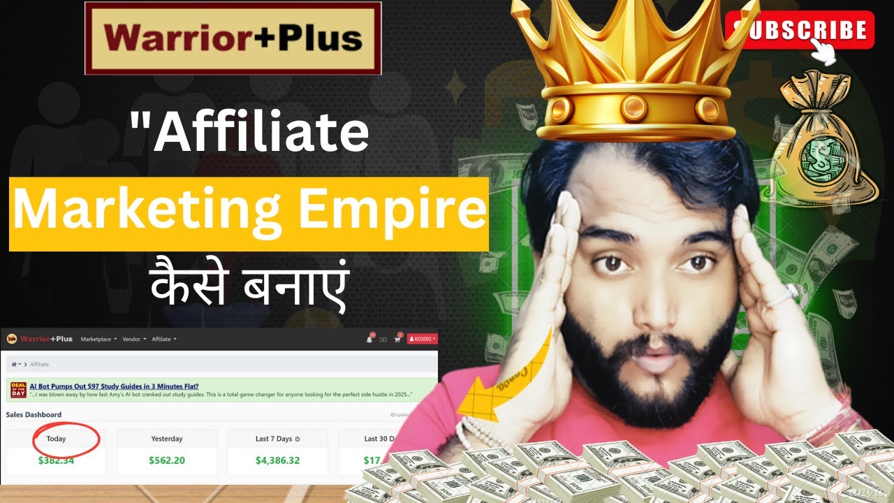Earn $500-1000/Day || "Affiliate Marketing Empire कैसे बनाएं || Kapil ...