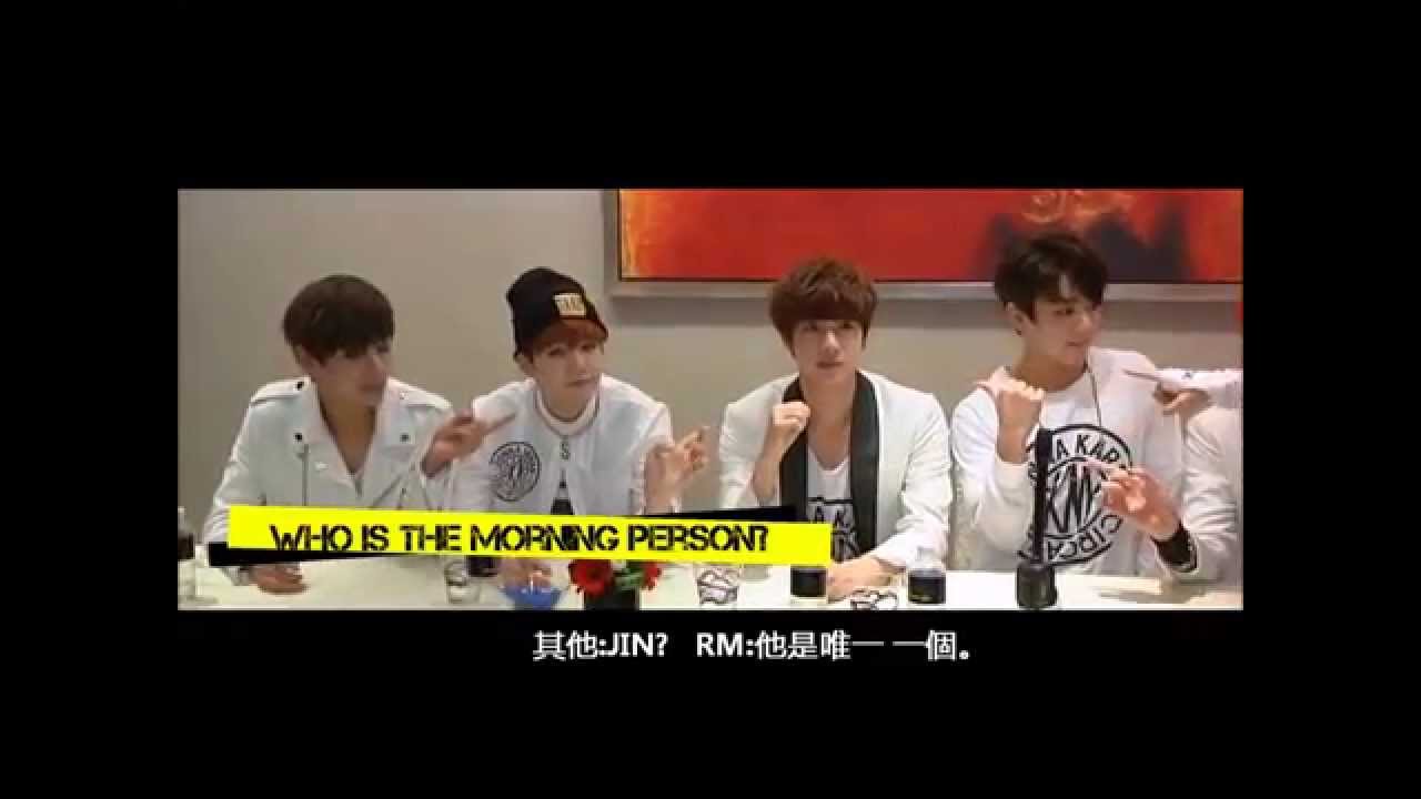 [繁中字/Eng] BTS answer fans' questions in Singapore (XINMSN) - YouTube