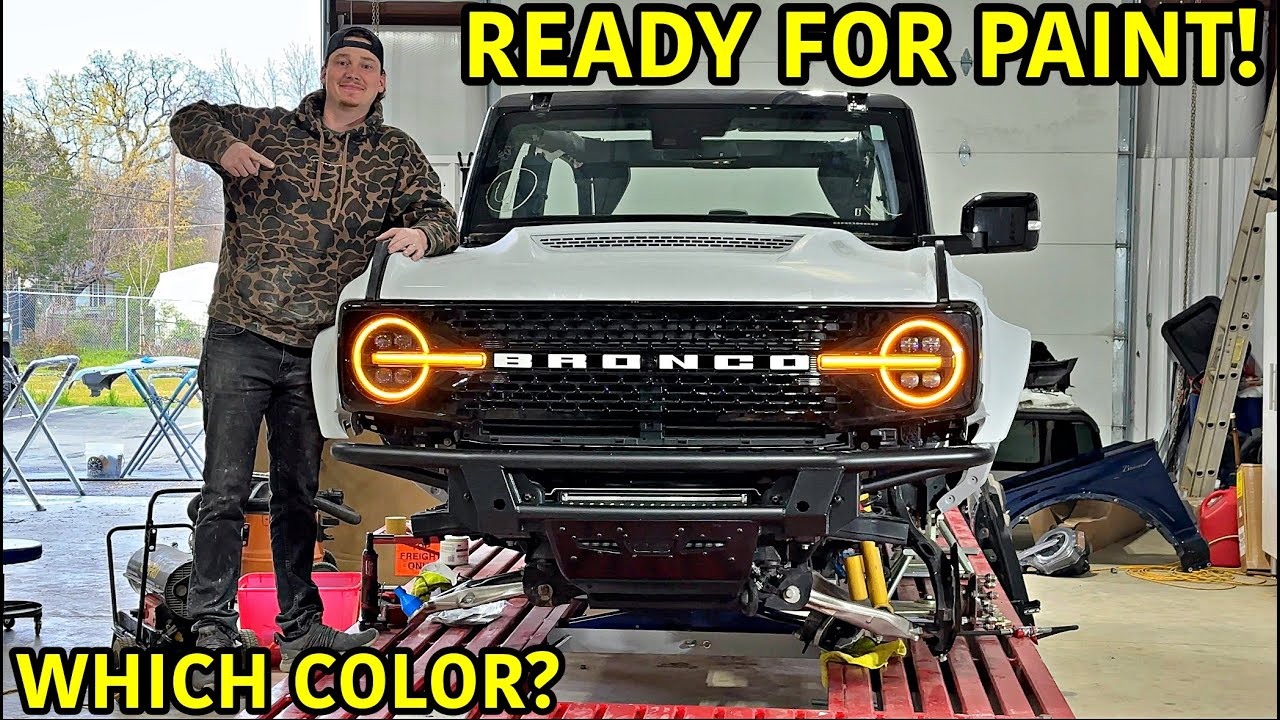 Rebuilding A Wrecked 2021 Ford Bronco Part 7!!! - YouTube