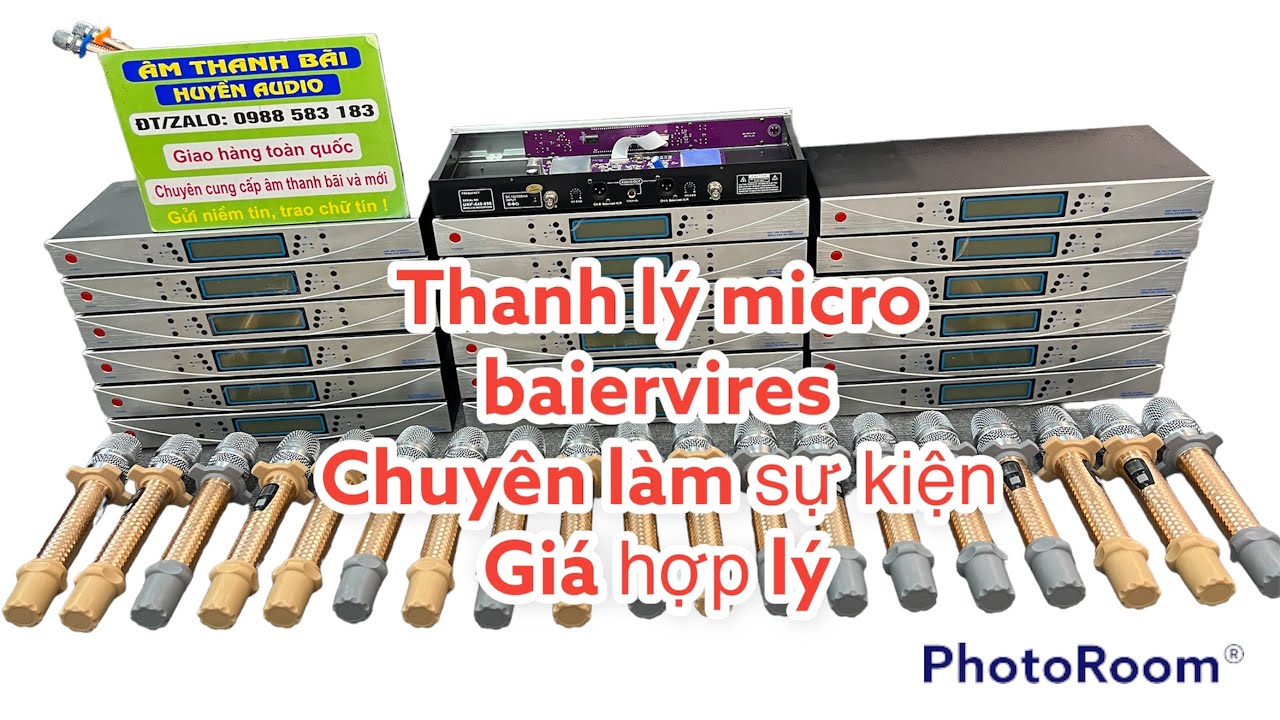 Micro bãi thanh lý giá rẻ - micro baiervires cảm biến gia tốc tự ngắt ...