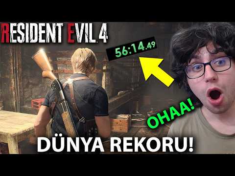 RESIDENT EVIL 4 REMAKE SPEEDRUN DÜNYA BİRİNCİSİNİ İZLEDİM