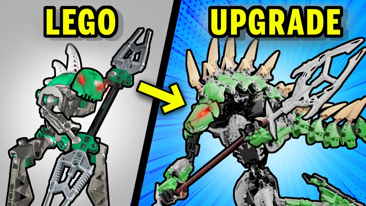 Using LERAHK's LEGO Parts To Build Bionicle MOCs - YouTube