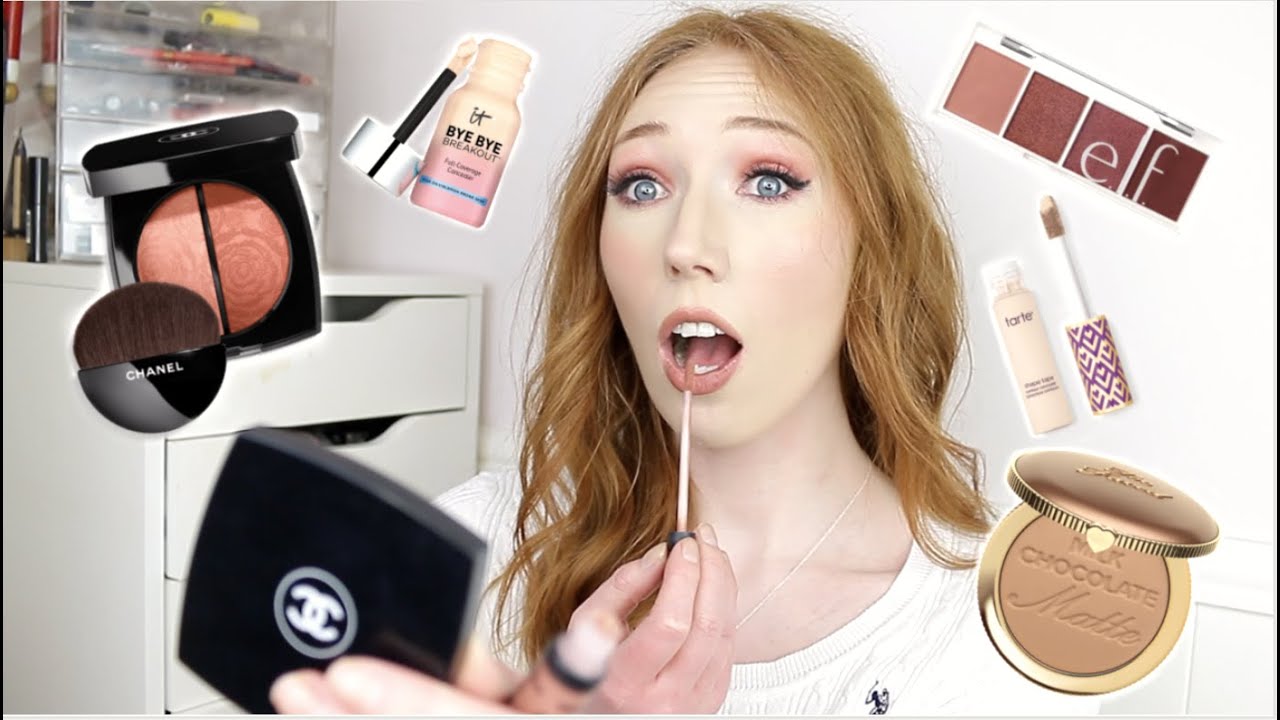 TESTING NEW AND OVERHYPED MAKEUP! | FULL FACE FIRST IMPRESSIONS 😮😮 ...