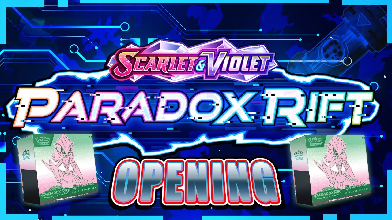 Opening An Iron Valiant PC Exclusive Paradox Rift ETB! (Iron Bundle ...